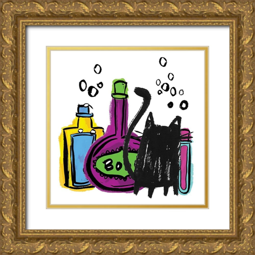 Hernandez, Larisa 26x26 Gold Ornate Wood Framed with Double Matting ...