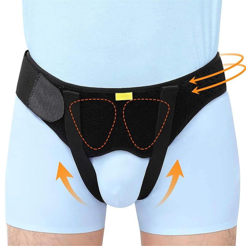 Hernia Belt for Men Hernia Support Truss for Single/Double Inguinal or ...