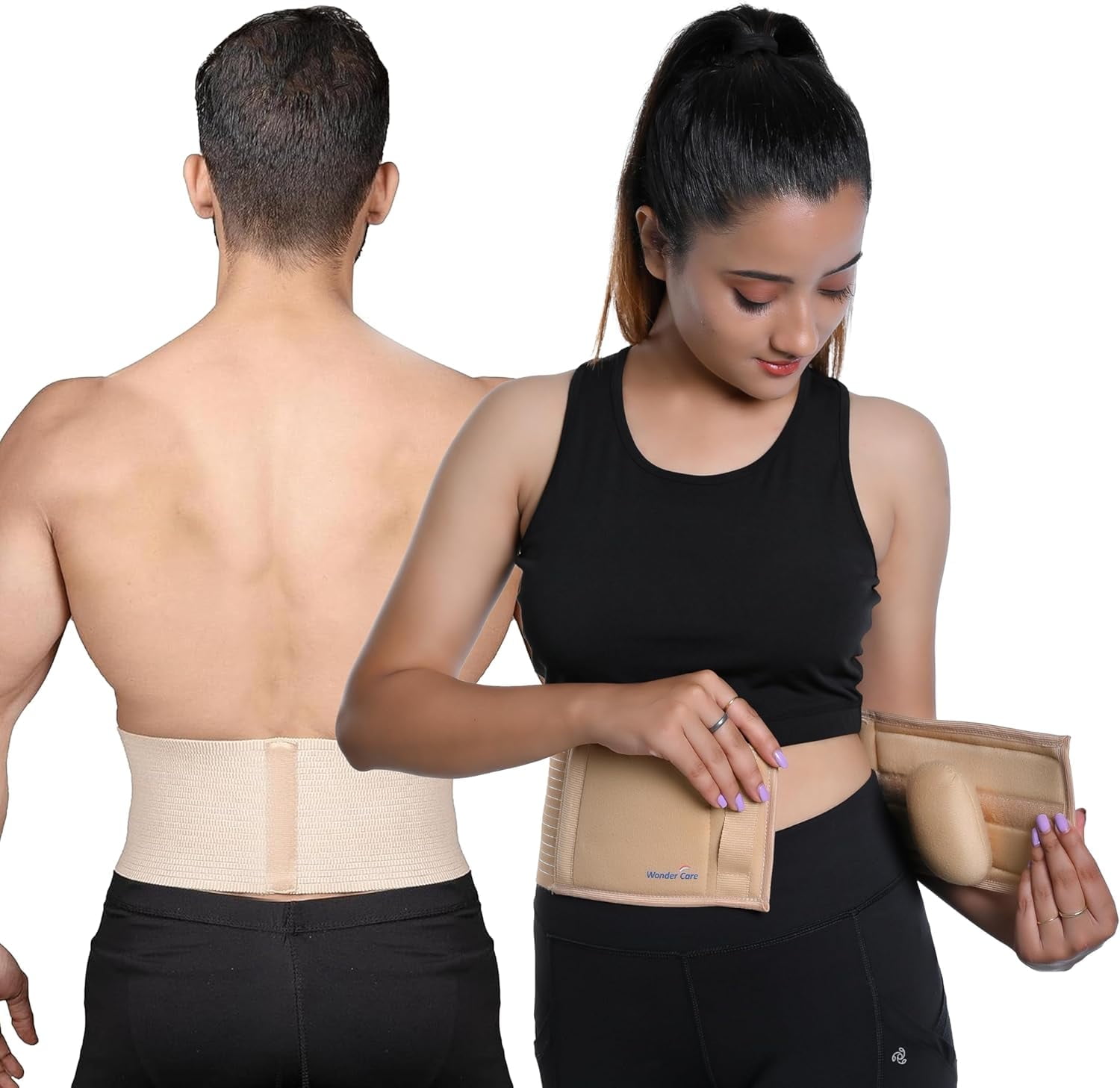 Wonder Care Abdominal Hernia Belt for Women, Post Surgery Binder with ...