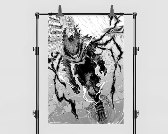 My Hero Academia Anime Deku Poster, Mha Anime Decor, Deku Art, Anime ...