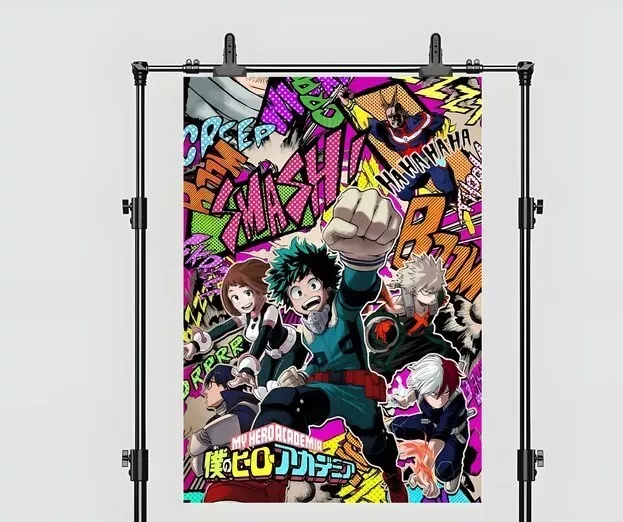 My Hero Academia Anime Poster, Mha Wall Art, My Hero Academia Poster ...