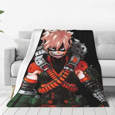 Demon Slayer Kyojuro Rengoku Throw Blanket Couch Bed Sofa Soft ...