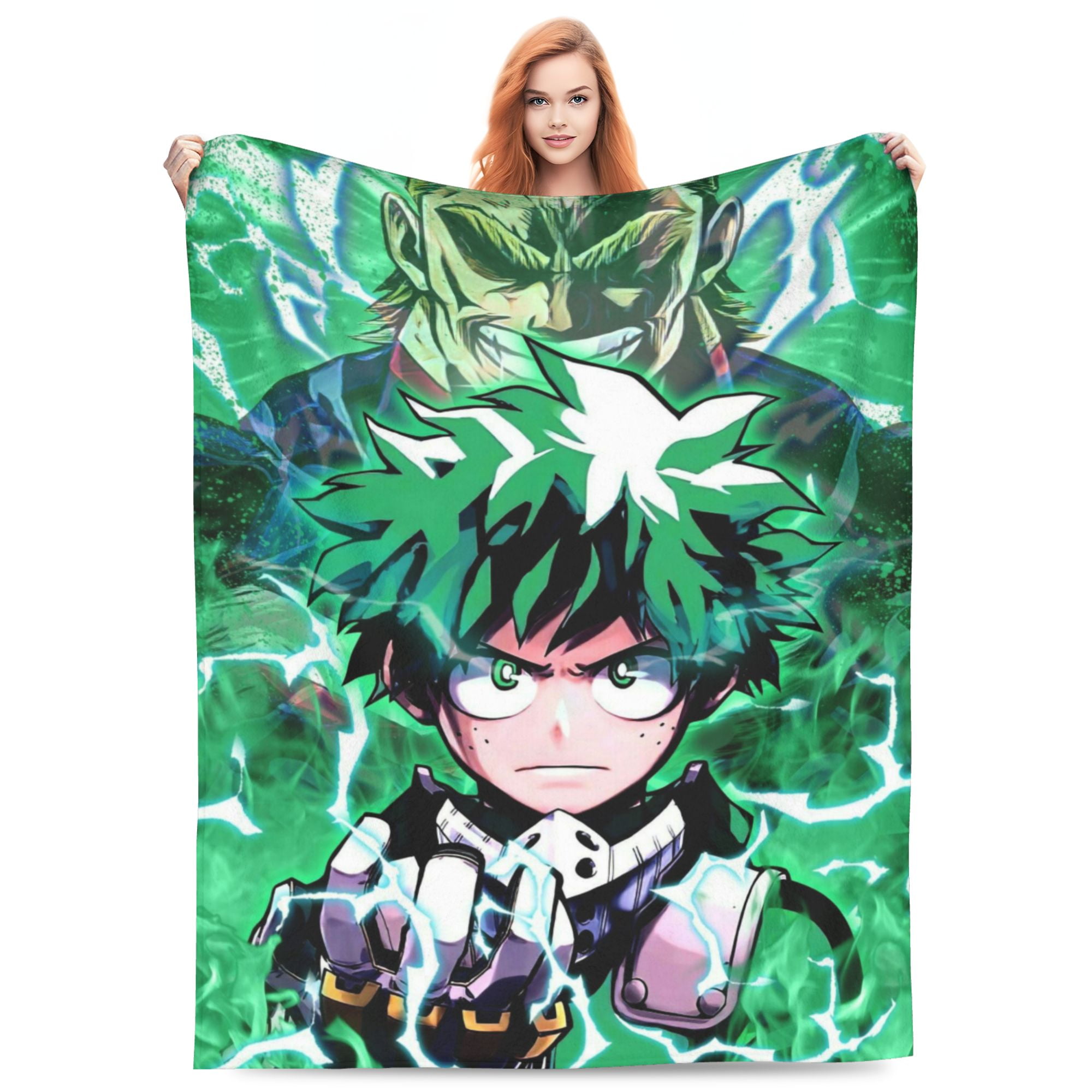 My Hero Academia Blanket Lightweight Throw Blanket Flannel Fleece Microfiber Plush Bed Blanket ...