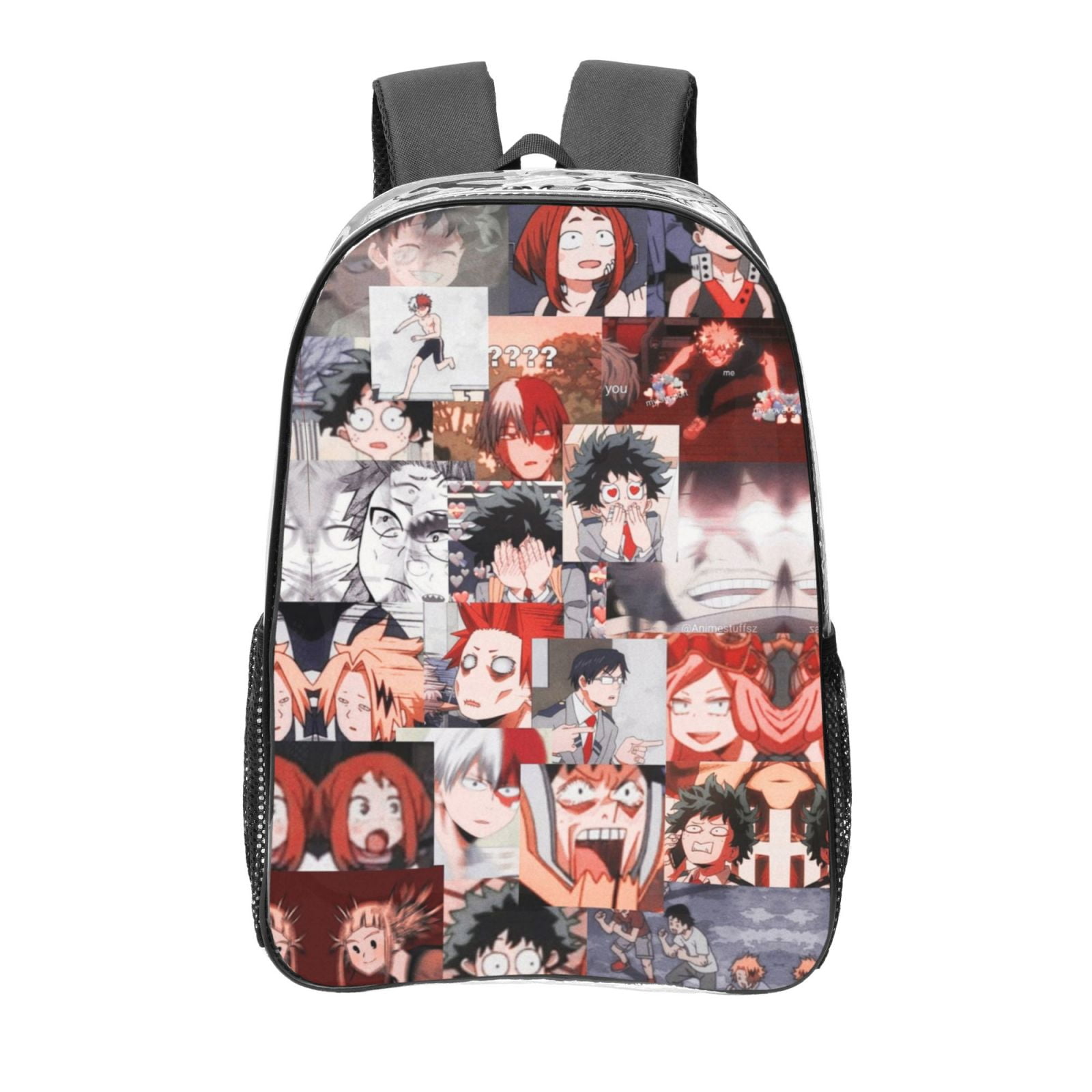 My Hero Academia Clear Backpack 16 Inch Large Capacity PVC Transparent ...