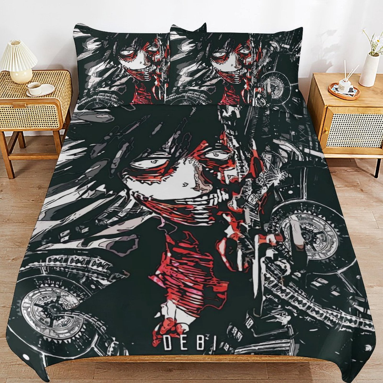 My Hero Academia Dabi Bed Duvet Cover Microfiber Bedding Sets 3D ...