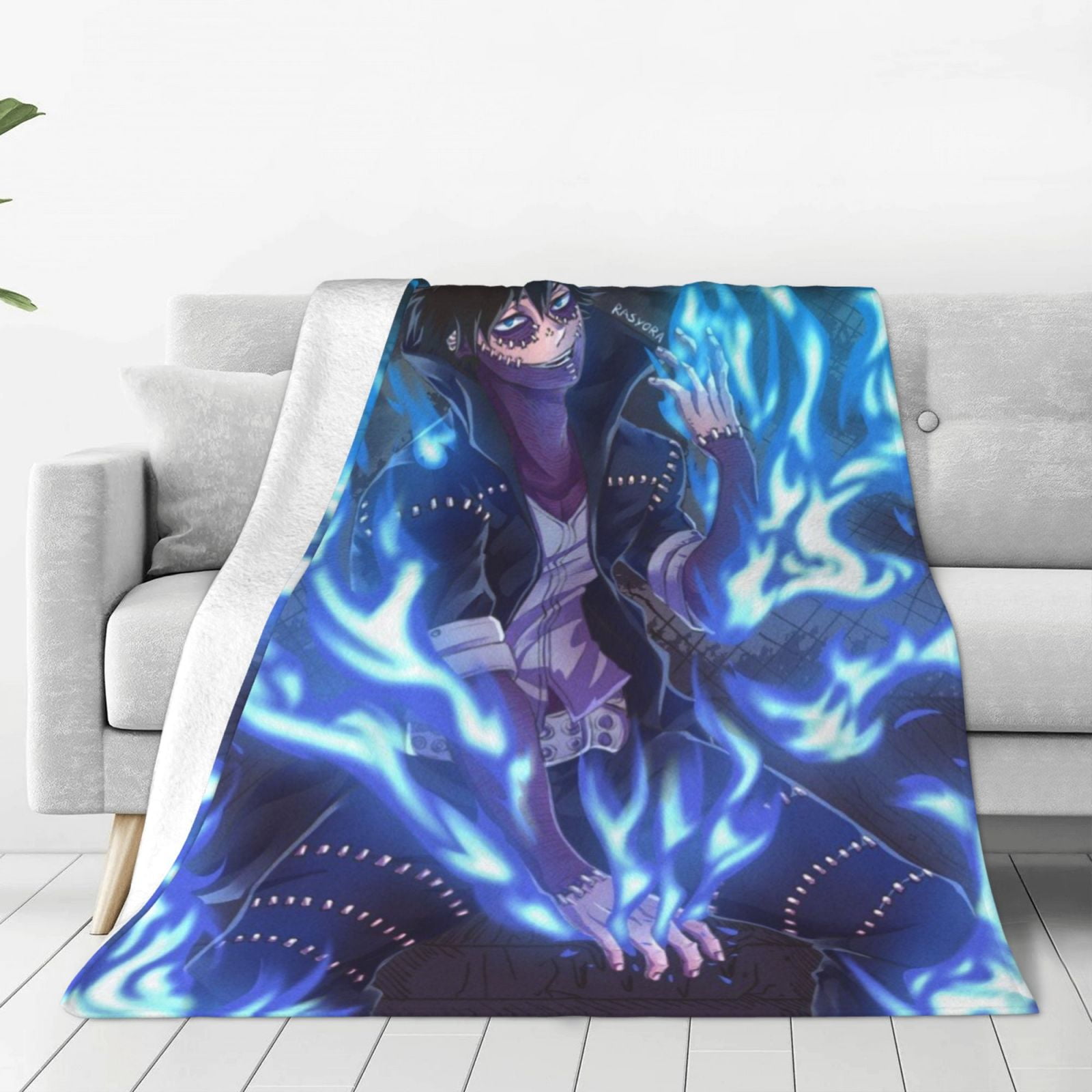 My Hero Academia Dabi Throw Blanket Couch Bed Sofa Soft Lightweight ...