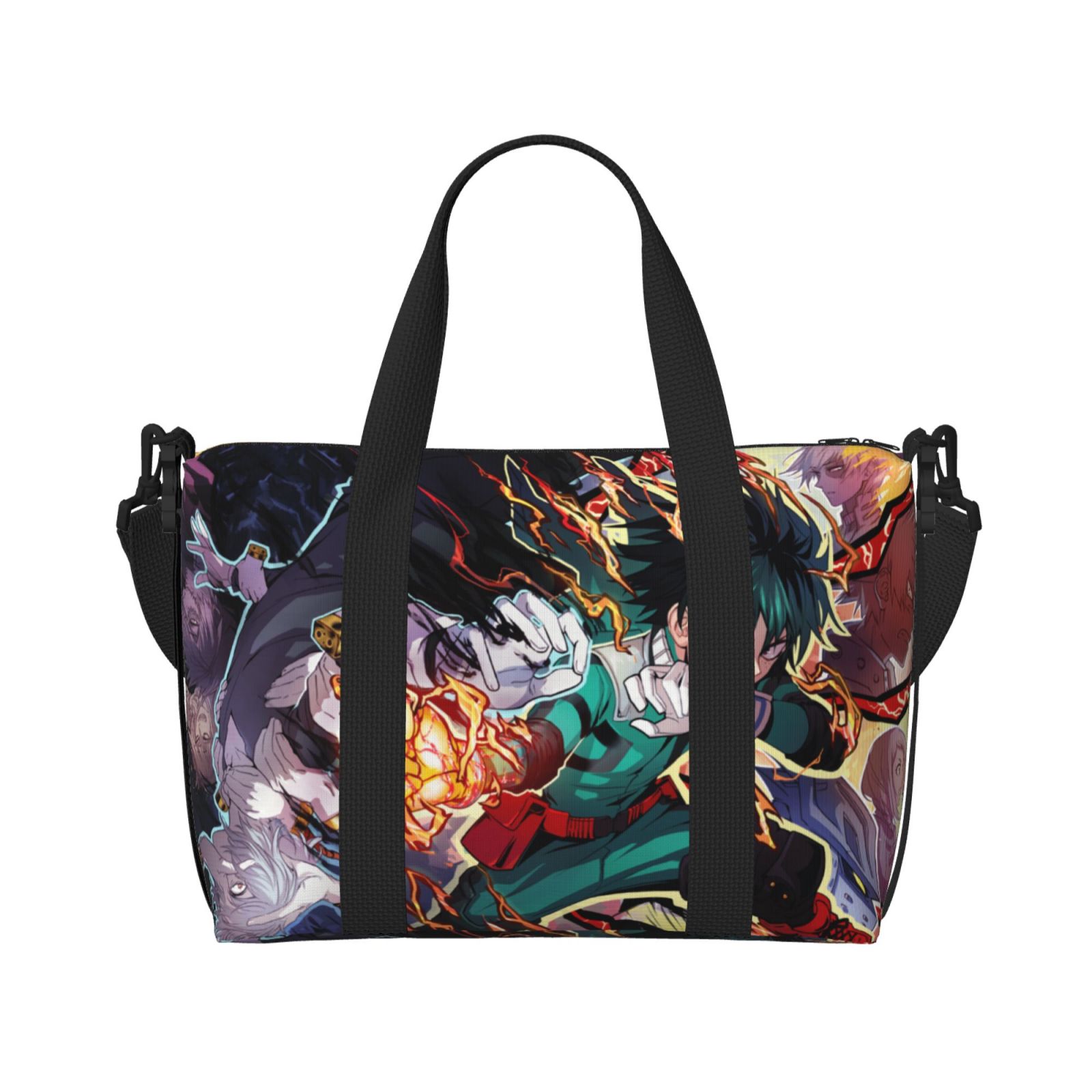 My Hero Academia Deku Duffle Bag Overnighter Weekender Travel Bag Tote ...