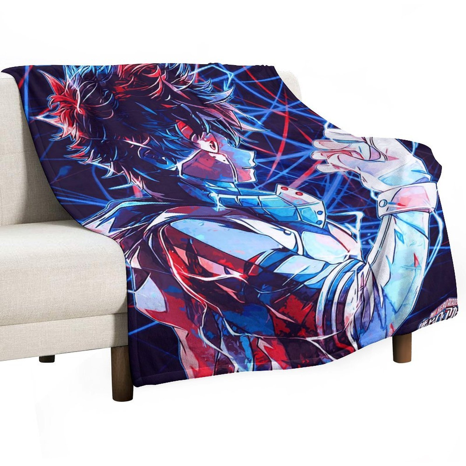 My Hero Academia Deku Poster Luxury Flannel Blanket - Super Soft Anti ...