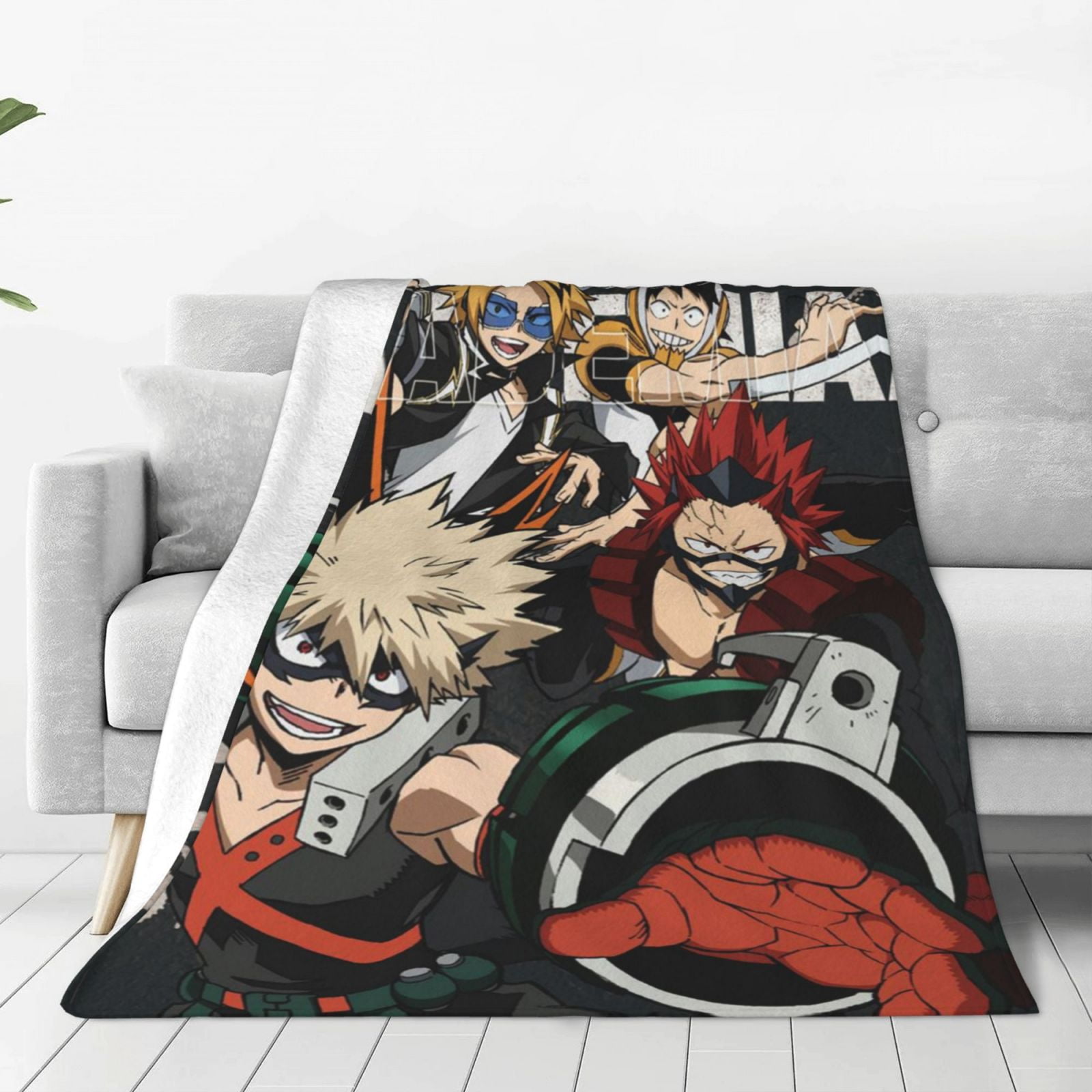 My Hero Academia Denki Kaminari Throw Blanket Couch Bed Sofa Soft ...