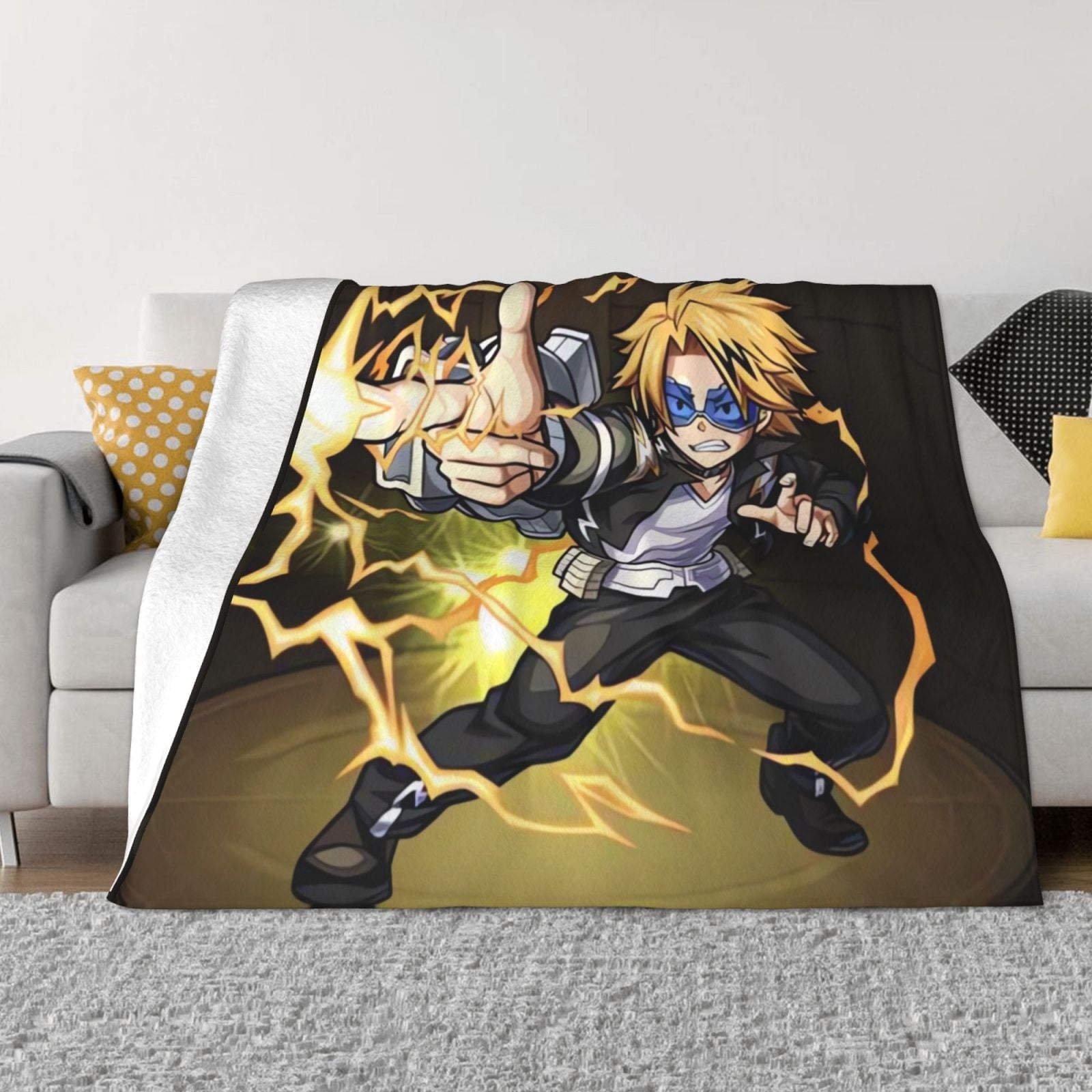 My Hero Academia Denki Kaminari Throw Blanket Couch Bed Sofa Soft ...