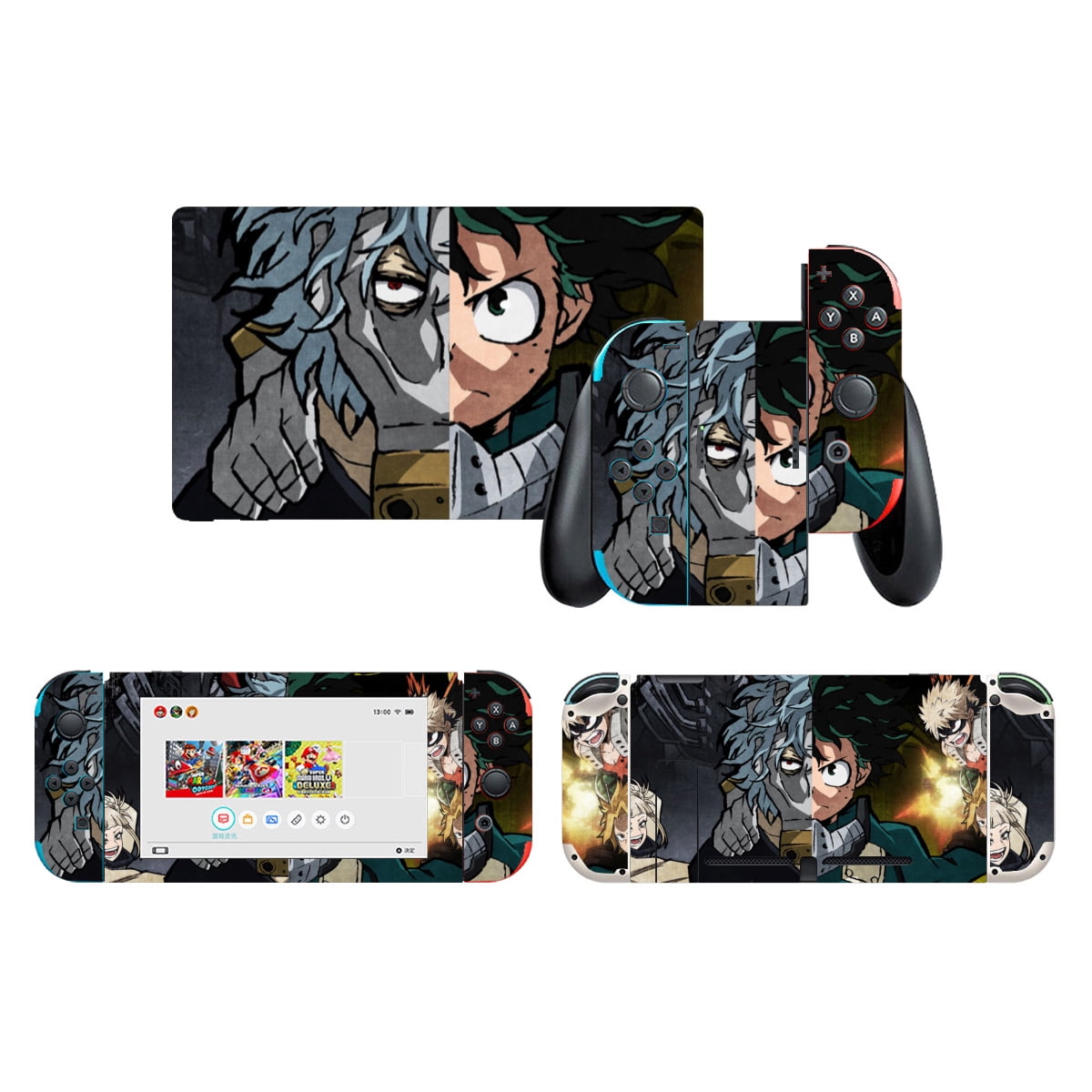 My Hero Academia Game Switch Skin - Anime Cartoon Game Sticker, No ...