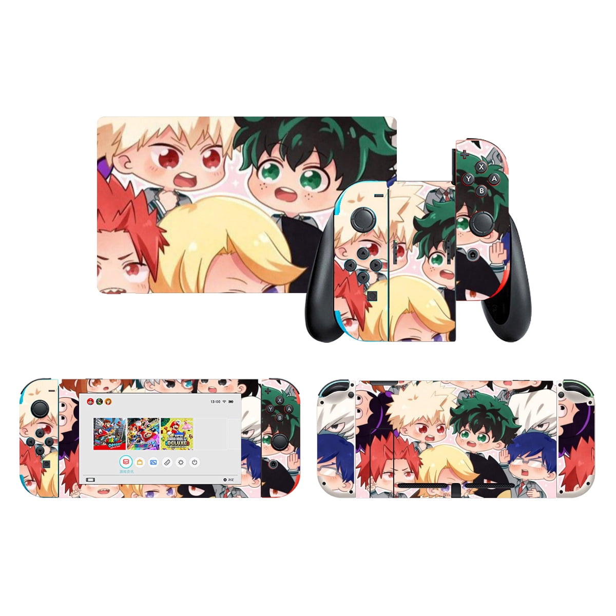My Hero Academia Game Switch Skin - Anime Cartoon Game Sticker, No ...