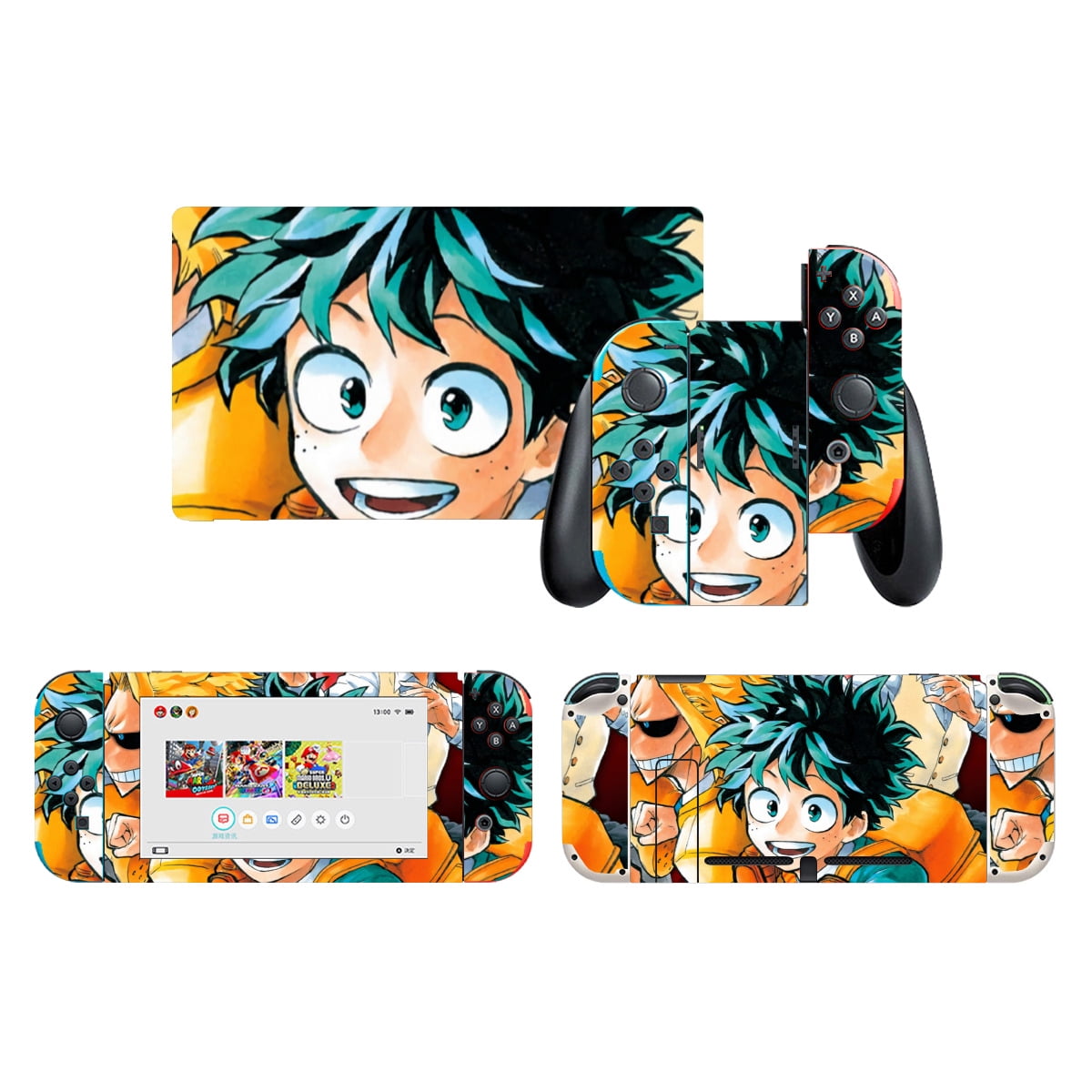 My Hero Academia Game Switch Skin - Anime Cartoon Game Sticker, No ...