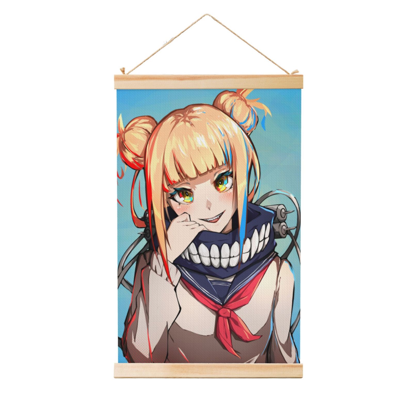 My Hero Academia Girl Himiko Toga Wooden Shaft Hanging Poster Canvas ...
