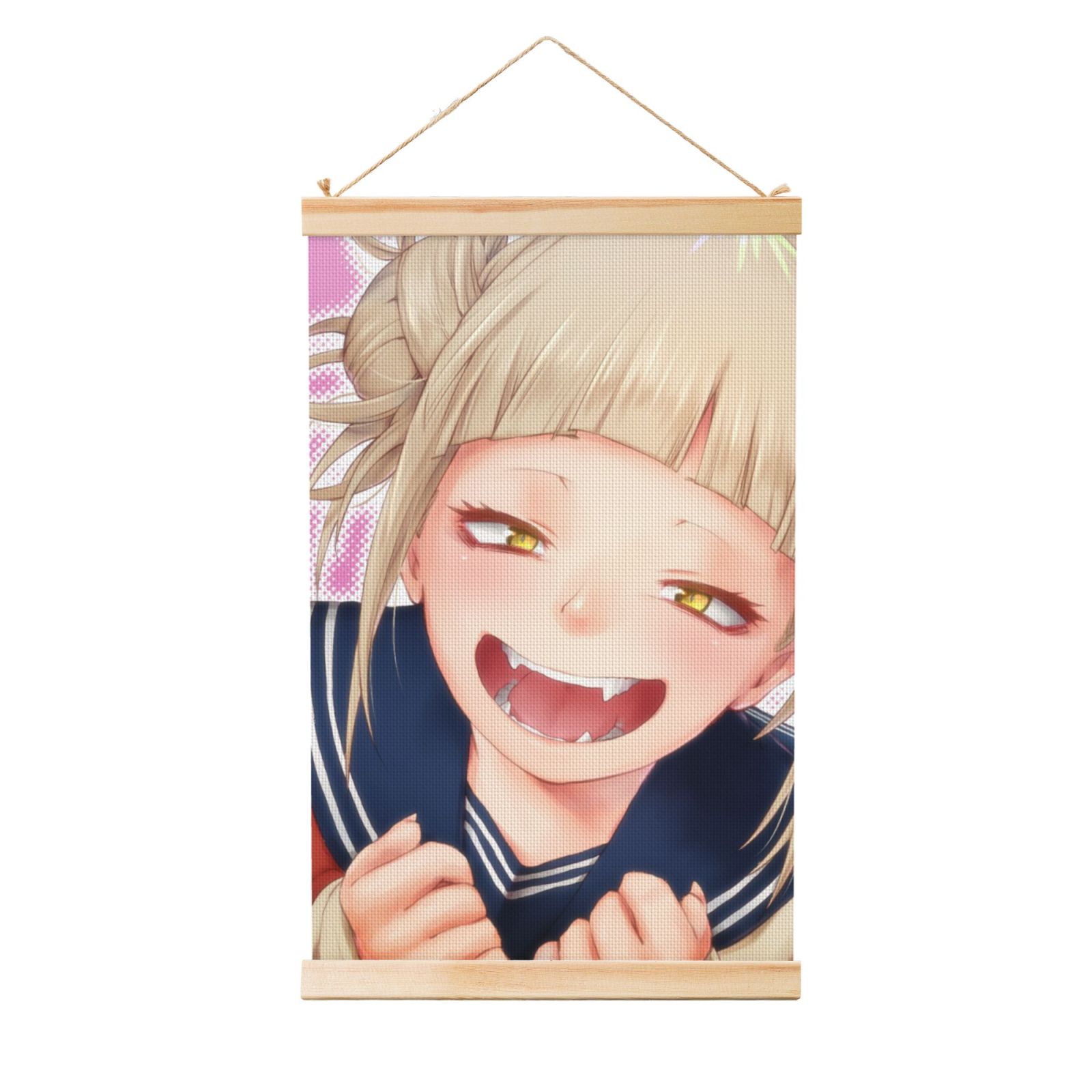 My Hero Academia Himiko Toga Kawaii Wooden Shaft Hanging Poster Canvas ...