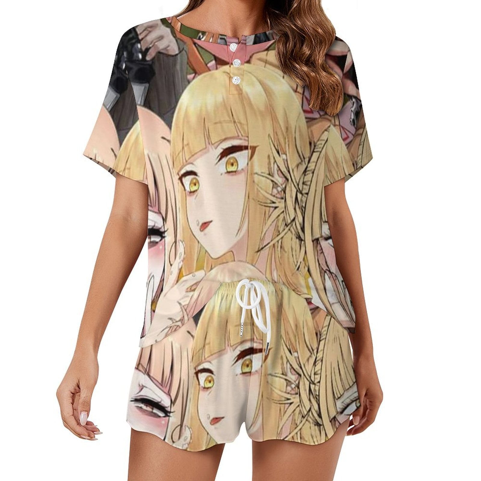 My Hero Academia Himiko Toga Mha Summer Home Suit For Womens Short ...