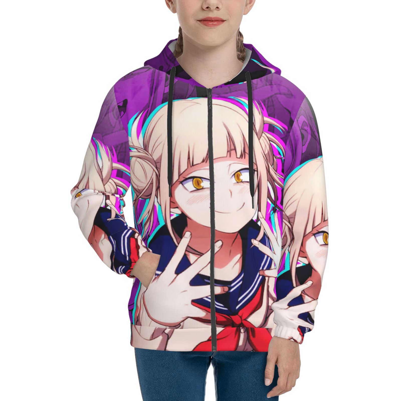 My Hero Academia Himiko Toga Youth Sweatshirt 3D Printed Hoodie ...
