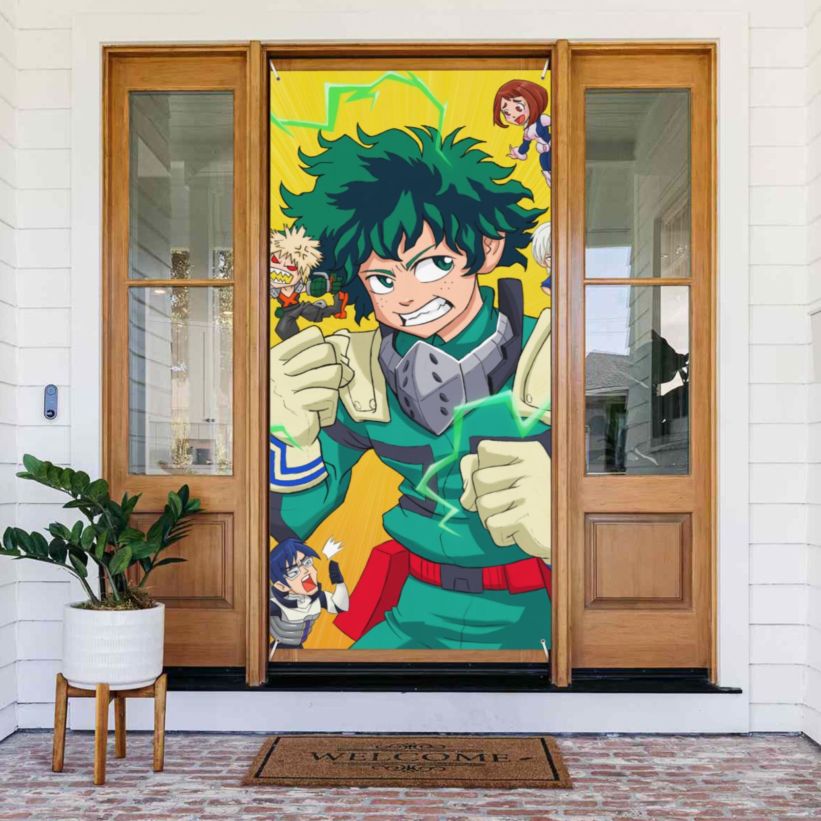 My Hero Academia Izuku Midoriya Anime Door Cover Decorated Banner ...