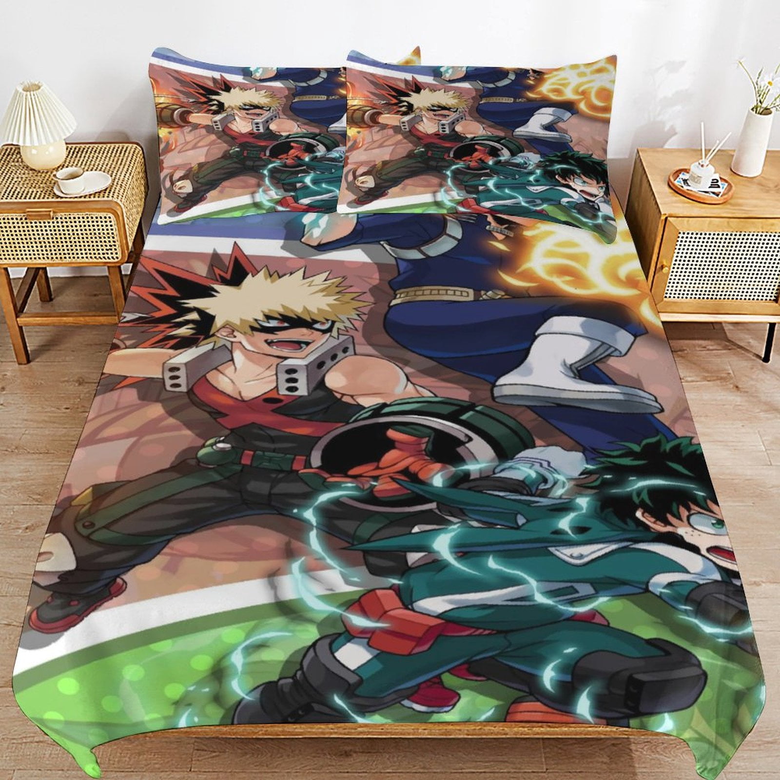 My Hero Academia Katsuki Bakugo Bed Duvet Cover Microfiber Bedding Sets ...