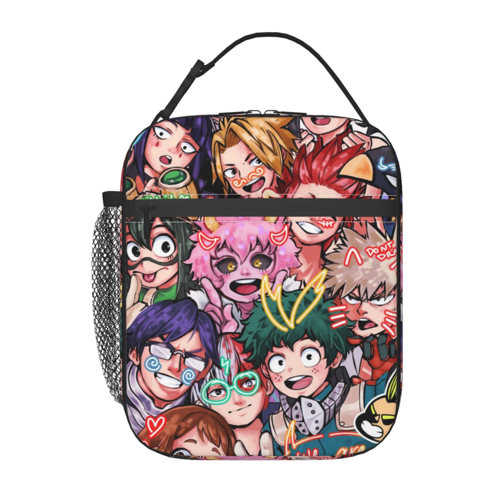 My Hero Academia Lunch Bag Anime Lunch Tote Bag Reusable Insulated ...