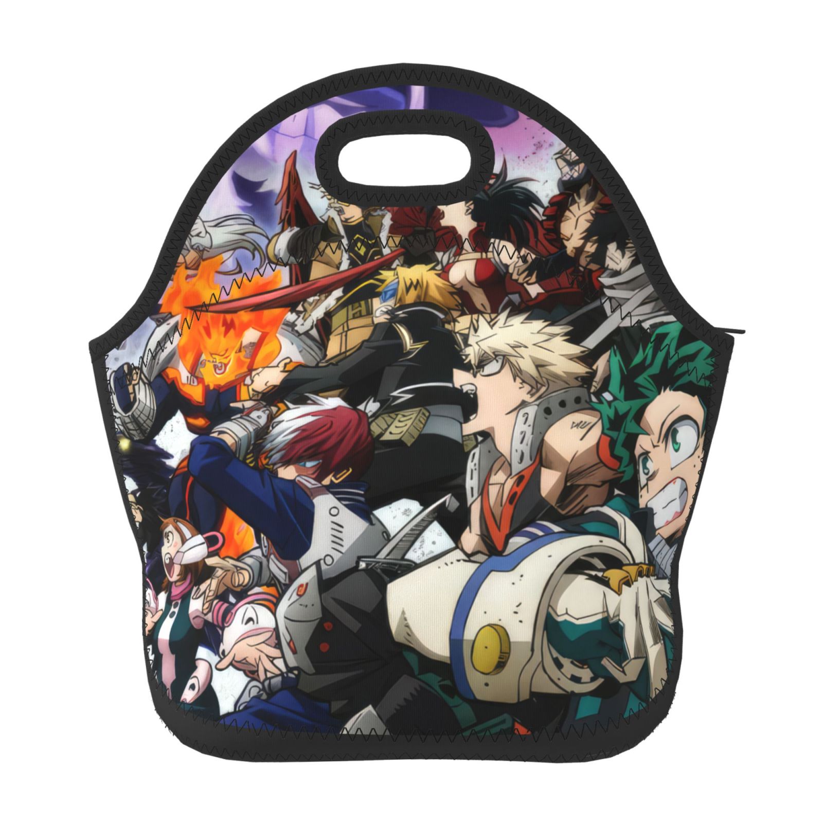 My Hero Academia Lunch Bag, Neoprene Lunch Bag, Reusable Insulated ...