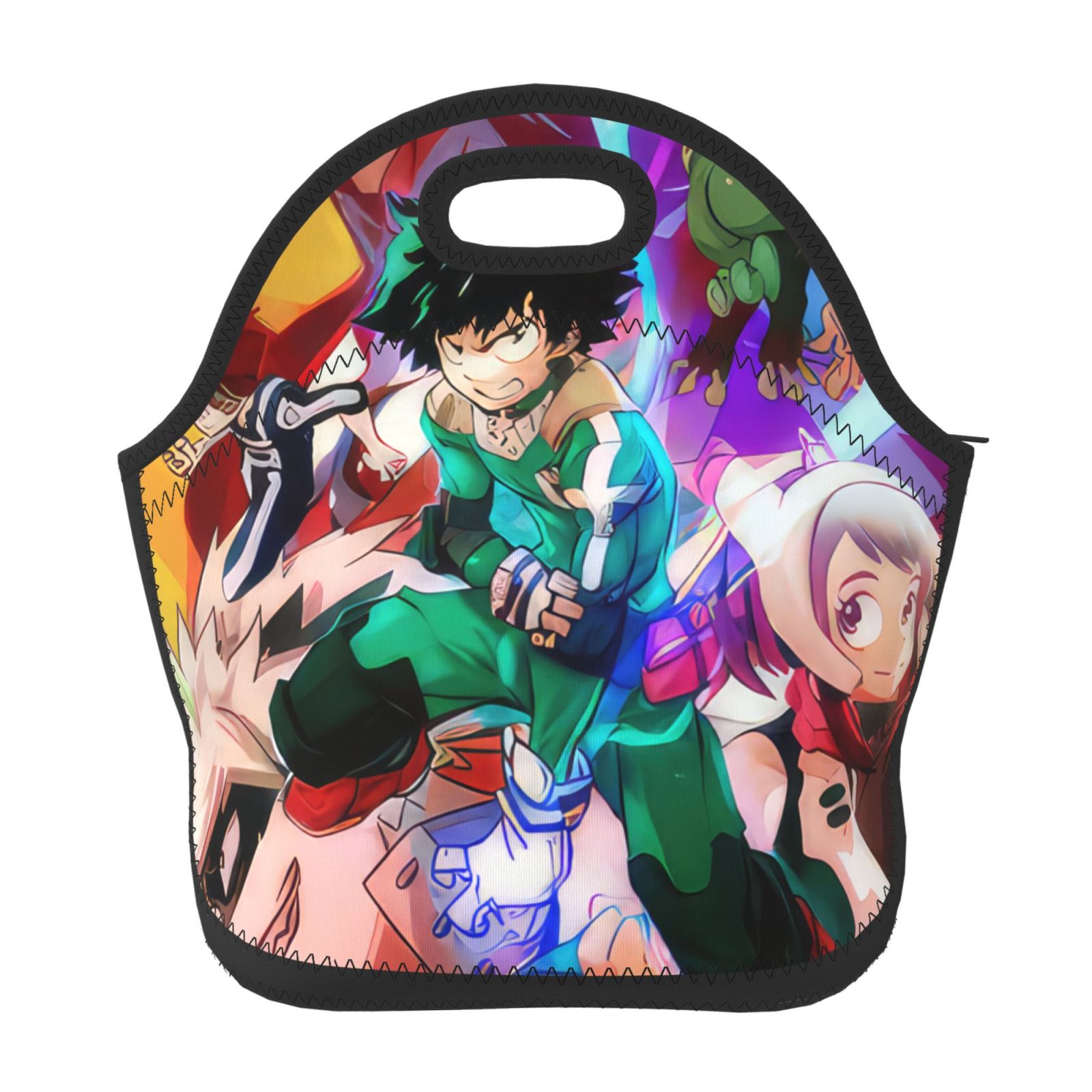 My Hero Academia Lunch Bag, Neoprene Lunch Bag, Reusable Insulated ...
