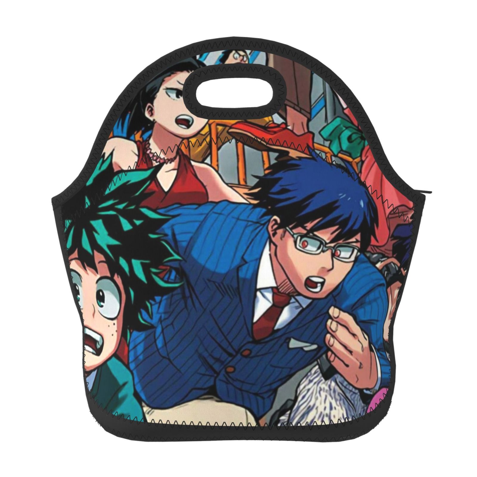 My Hero Academia Lunch Bag, Neoprene Lunch Bag, Reusable Insulated ...