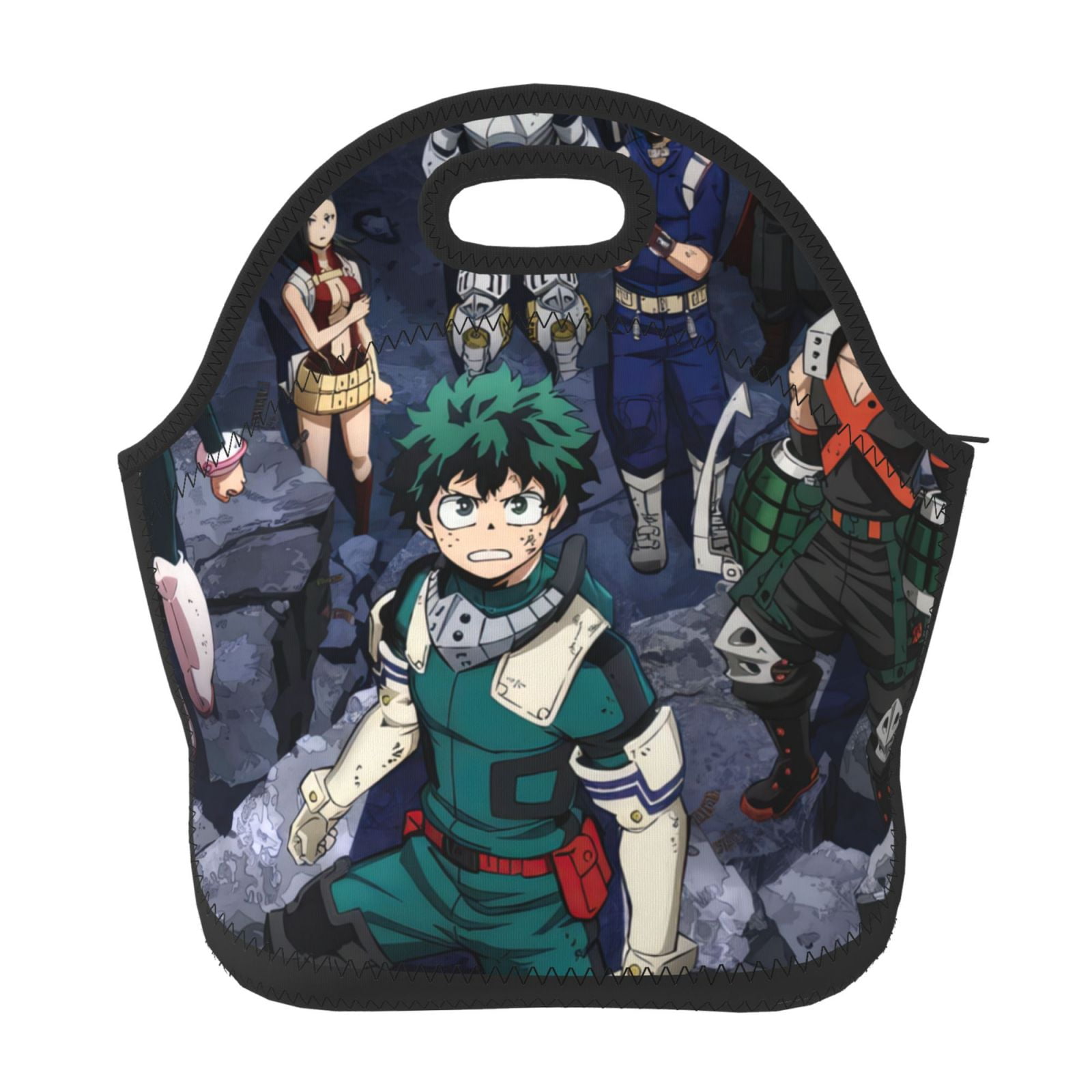 My Hero Academia Lunch Bag, Neoprene Lunch Bag, Reusable Insulated ...