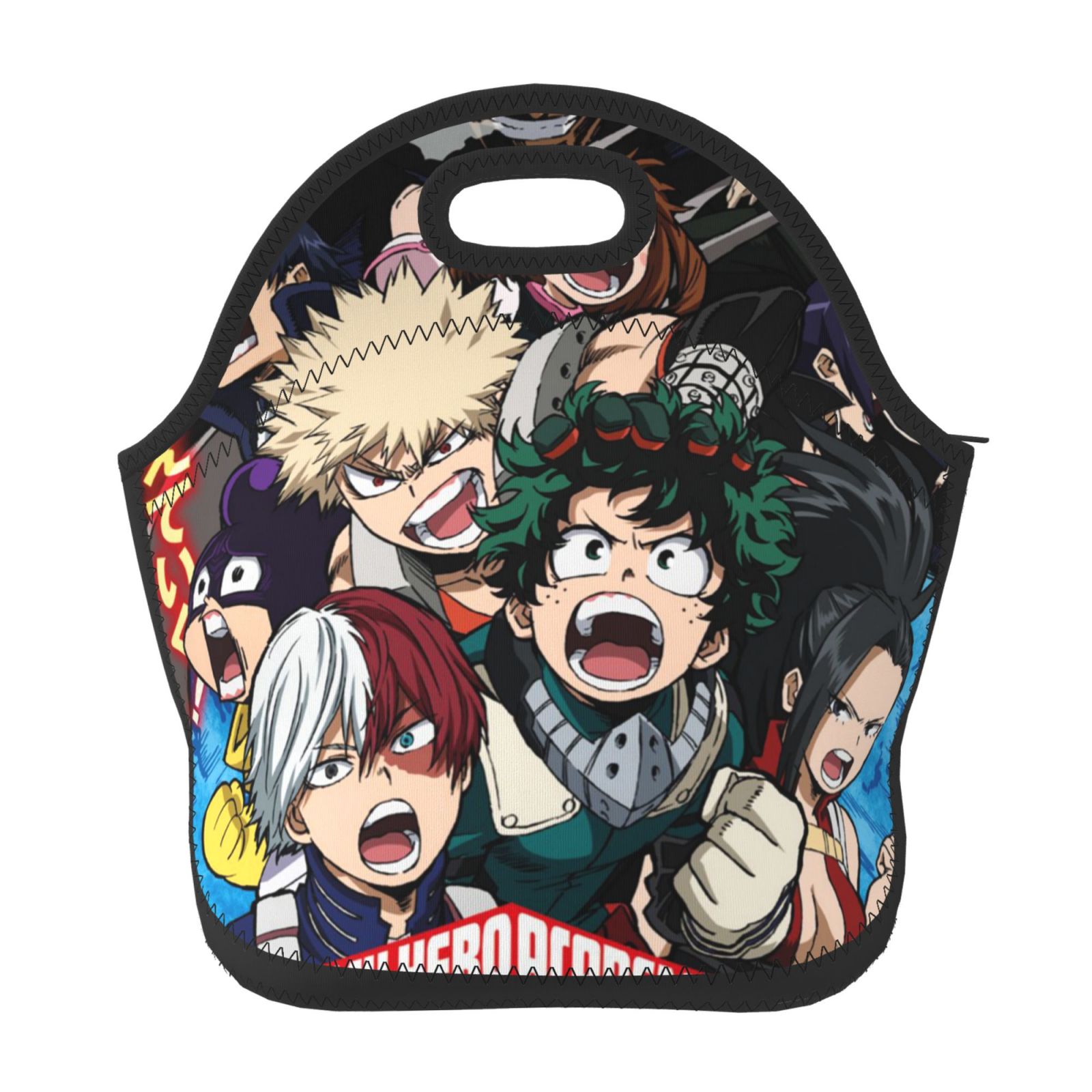 My Hero Academia Lunch Bag, Neoprene Lunch Bag, Reusable Insulated ...