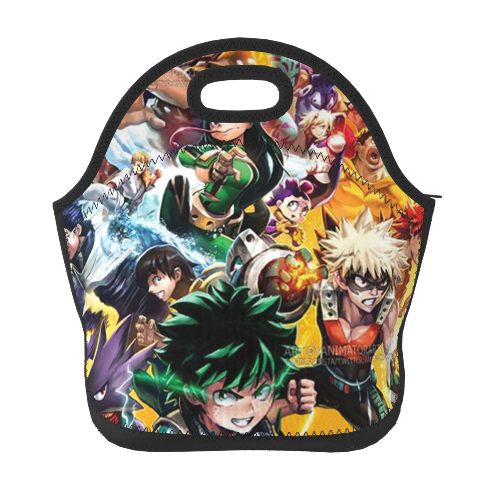 My Hero Academia Lunch Bag, Neoprene Lunch Bag, Reusable Insulated ...