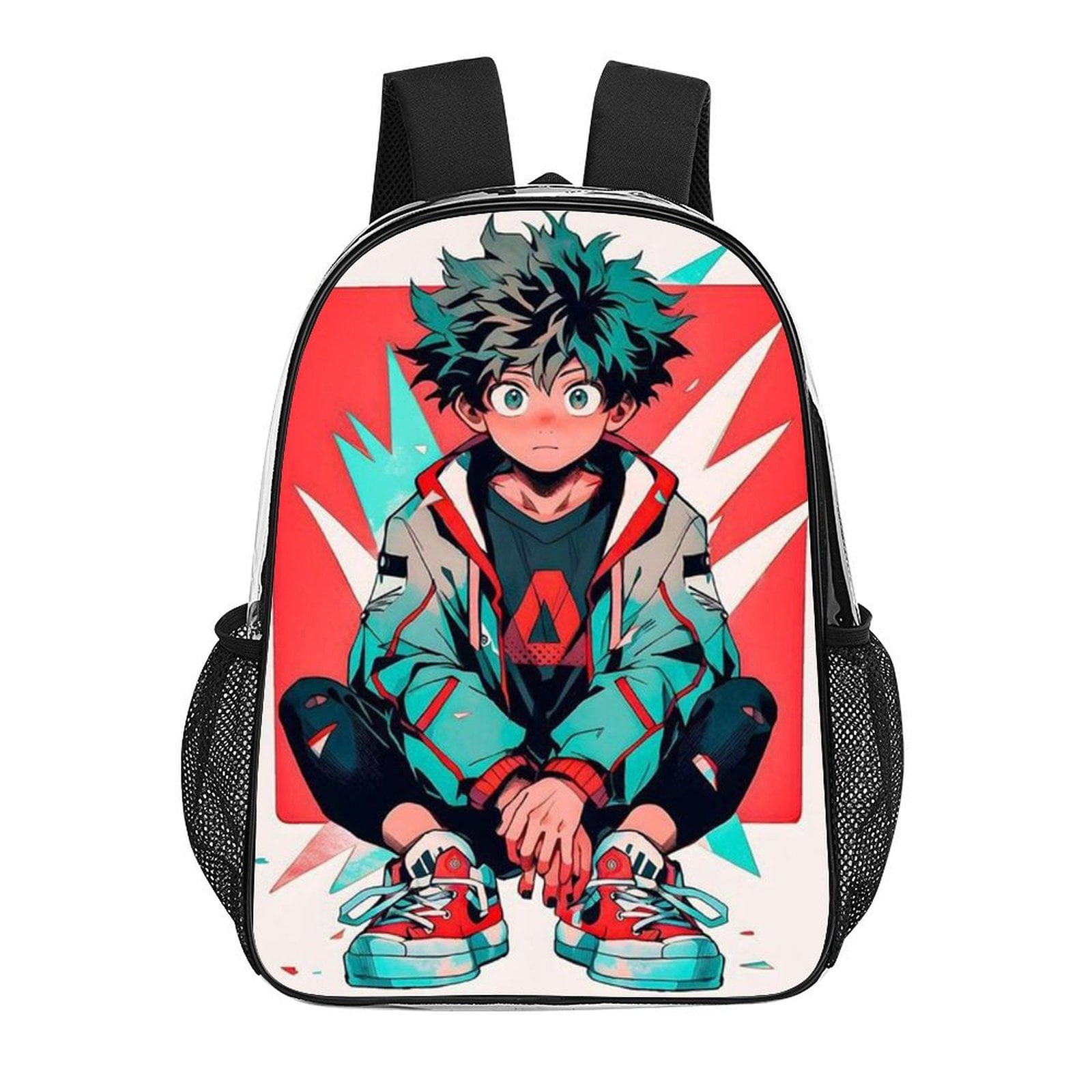 My Hero Academia MHA Clear Backpack Transparent Bag 17 Inch Large ...