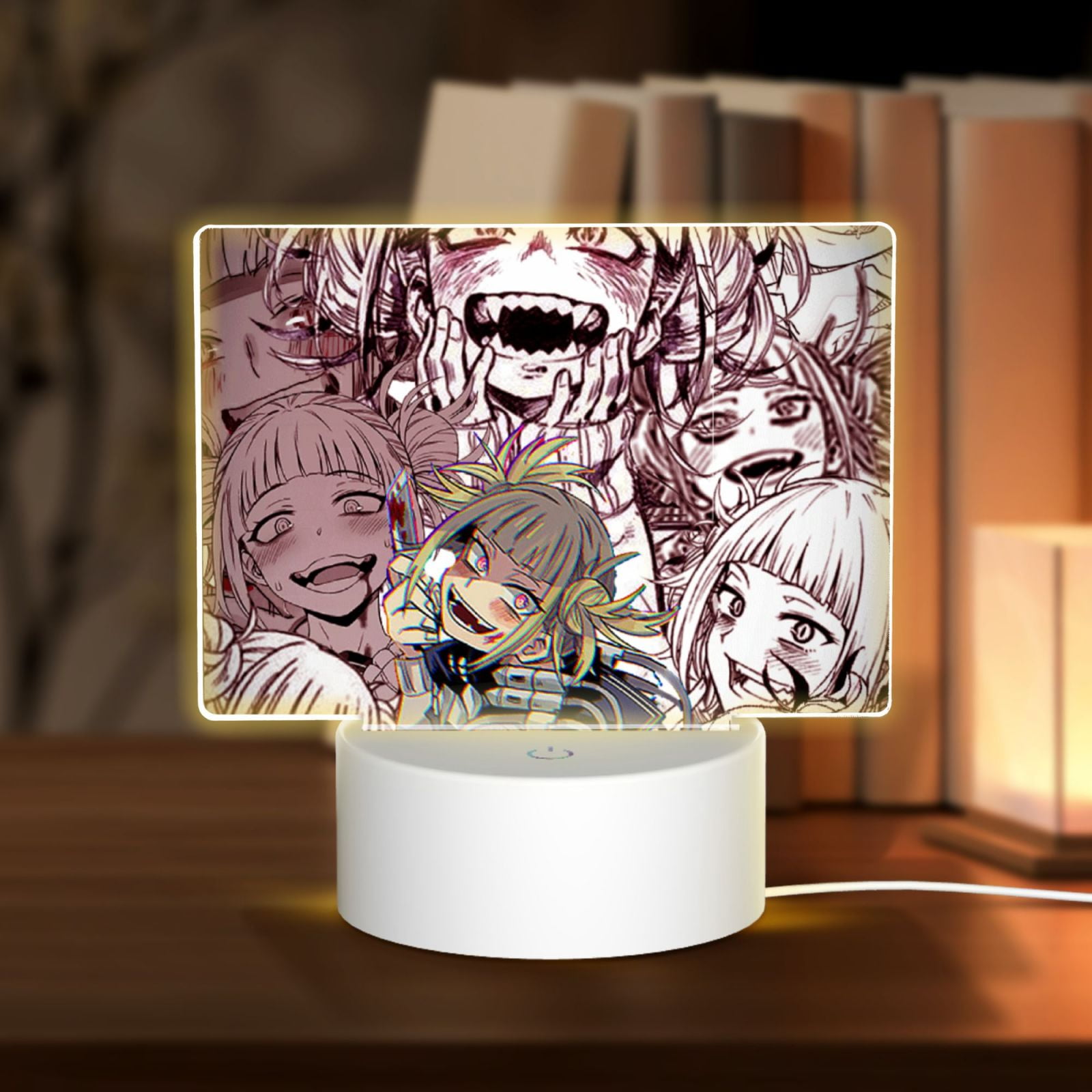 My Hero Academia MHA Himiko Toga Acrylic Night Light Adjustable 3 Light ...