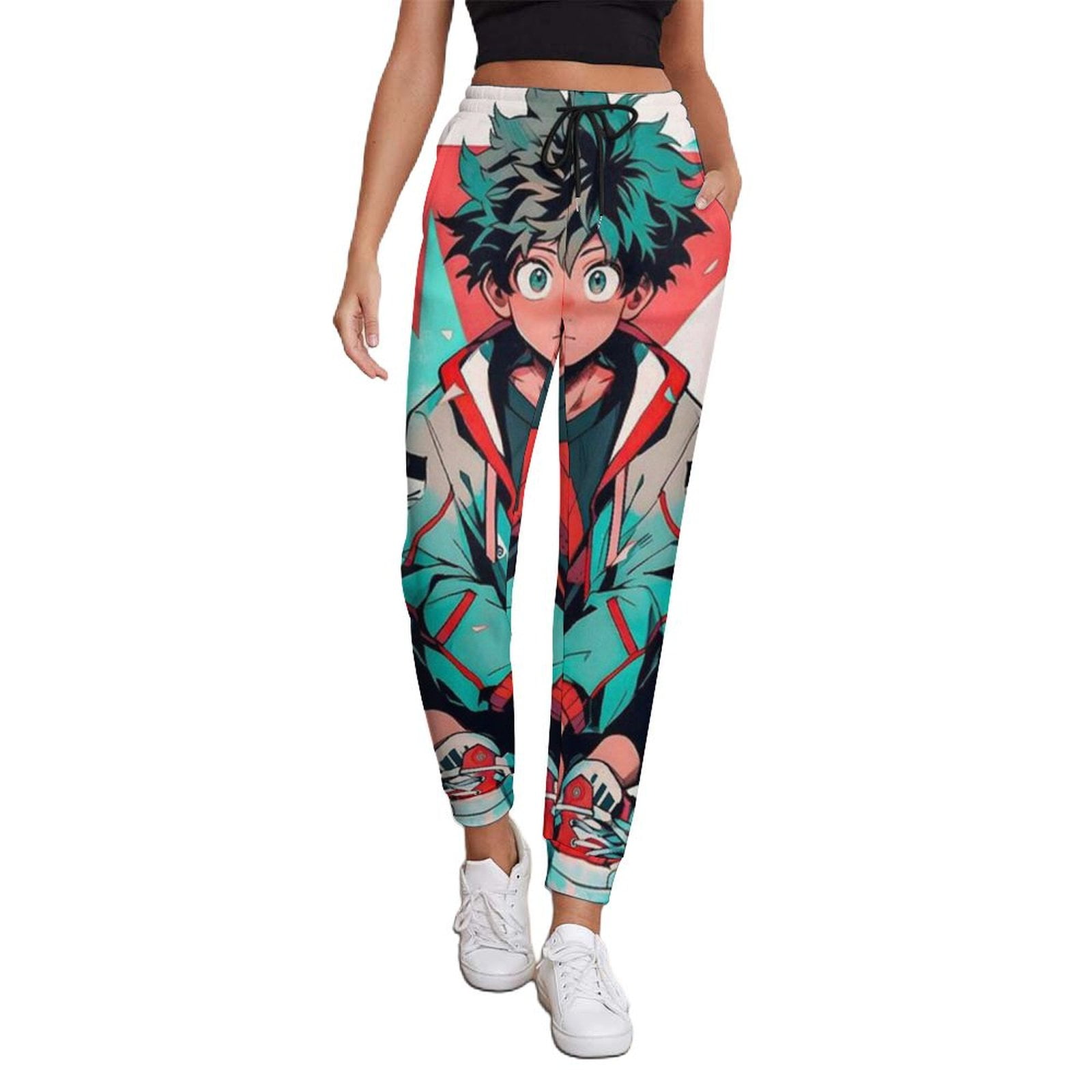 My Hero Academia MHA Womens Sweatpants Joggers Pants Trousers Casual 3D ...