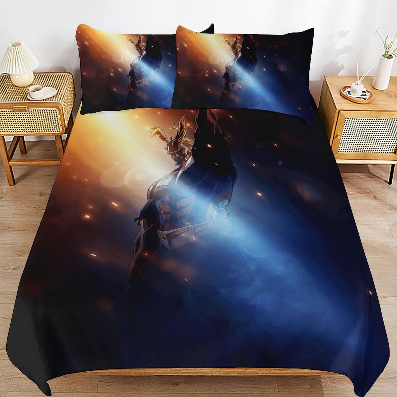 My Hero Academia All Might Bed Duvet Cover Microfiber Bedding Sets 3D ...