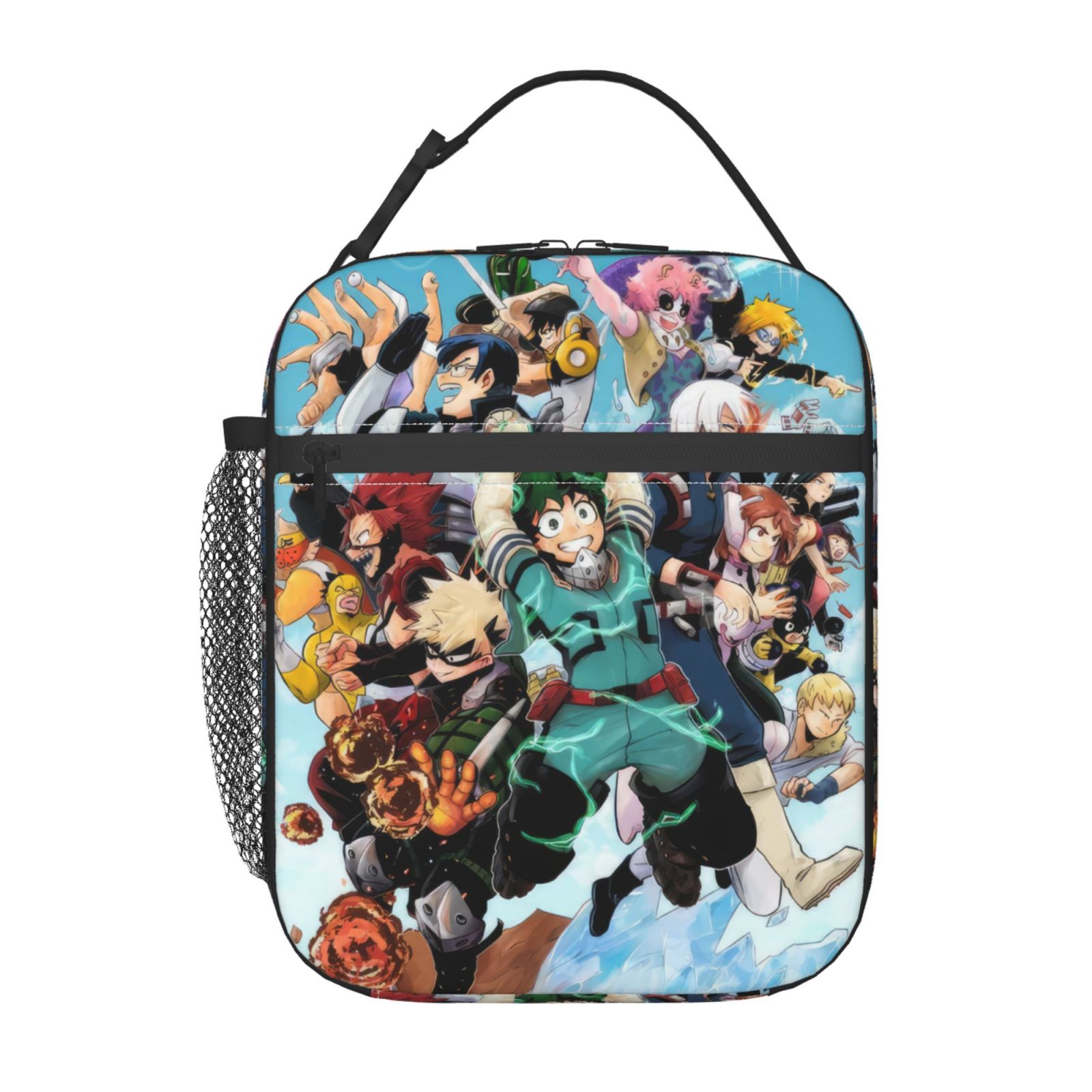 My Hero Academy Lunch Bag Anime Lunch Tote Bag Reusable Insulated Lunch ...