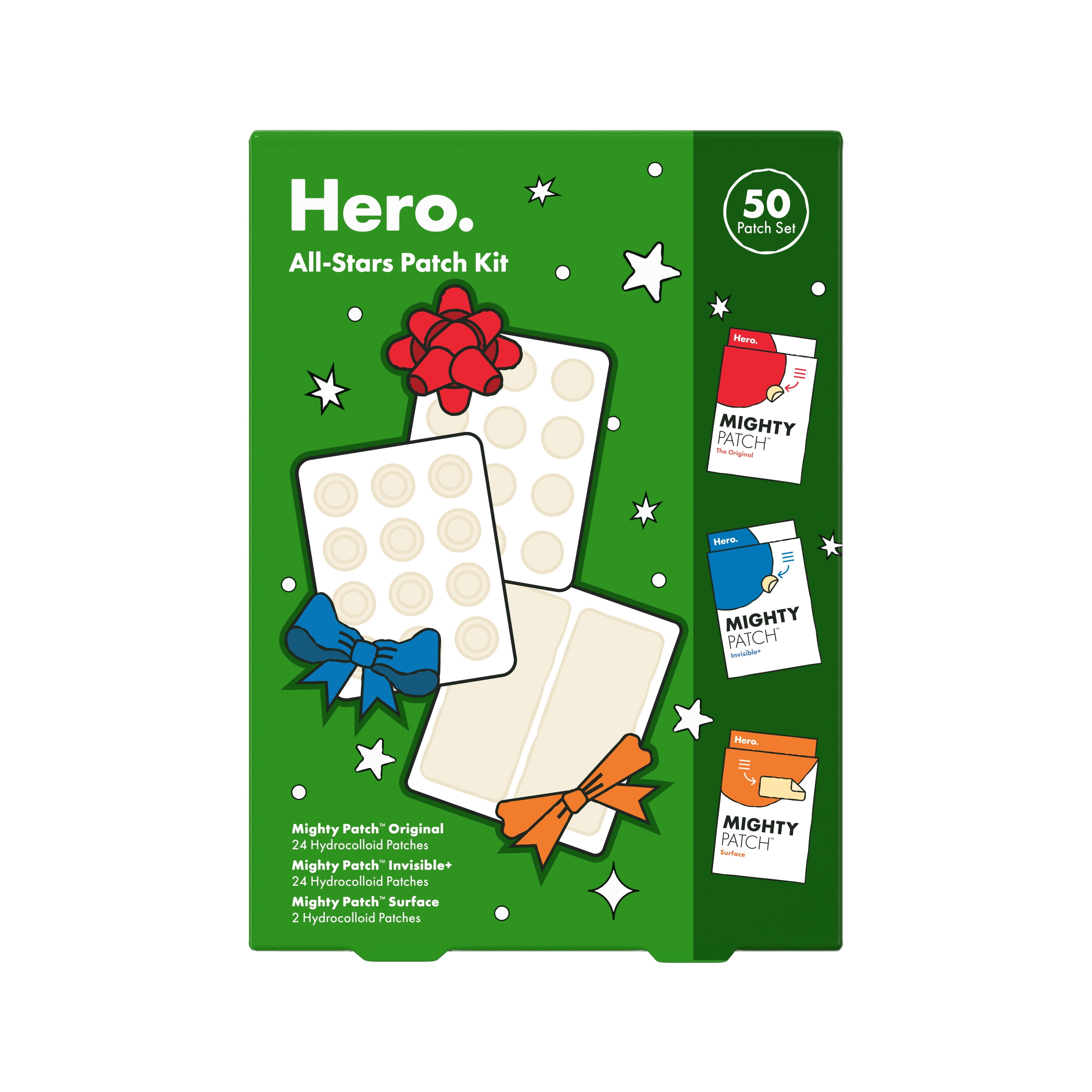 Hero All Stars Acne Patch Holiday Kit 50ct - Walmart.com