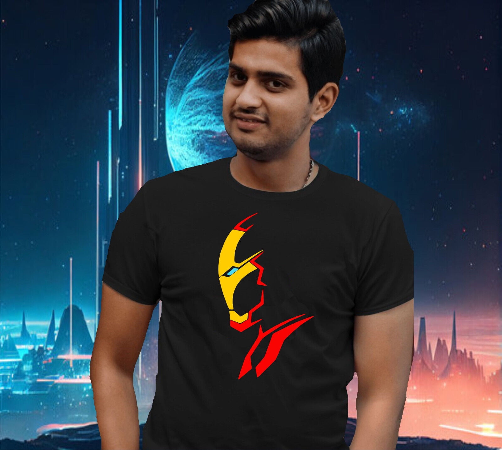 Hero Armor Power Shirt - Tech Warrior Comic Inspired Graphic - Walmart.com