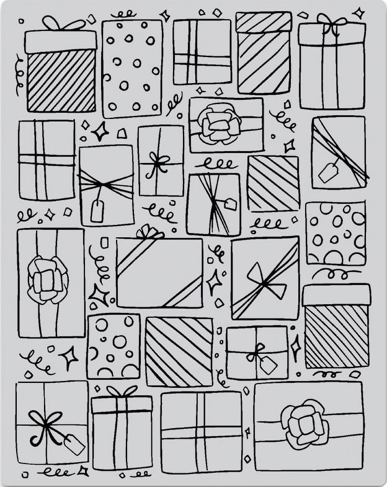 Hero Arts Background Cling Stamp 6"X6"-Presents - Walmart.com