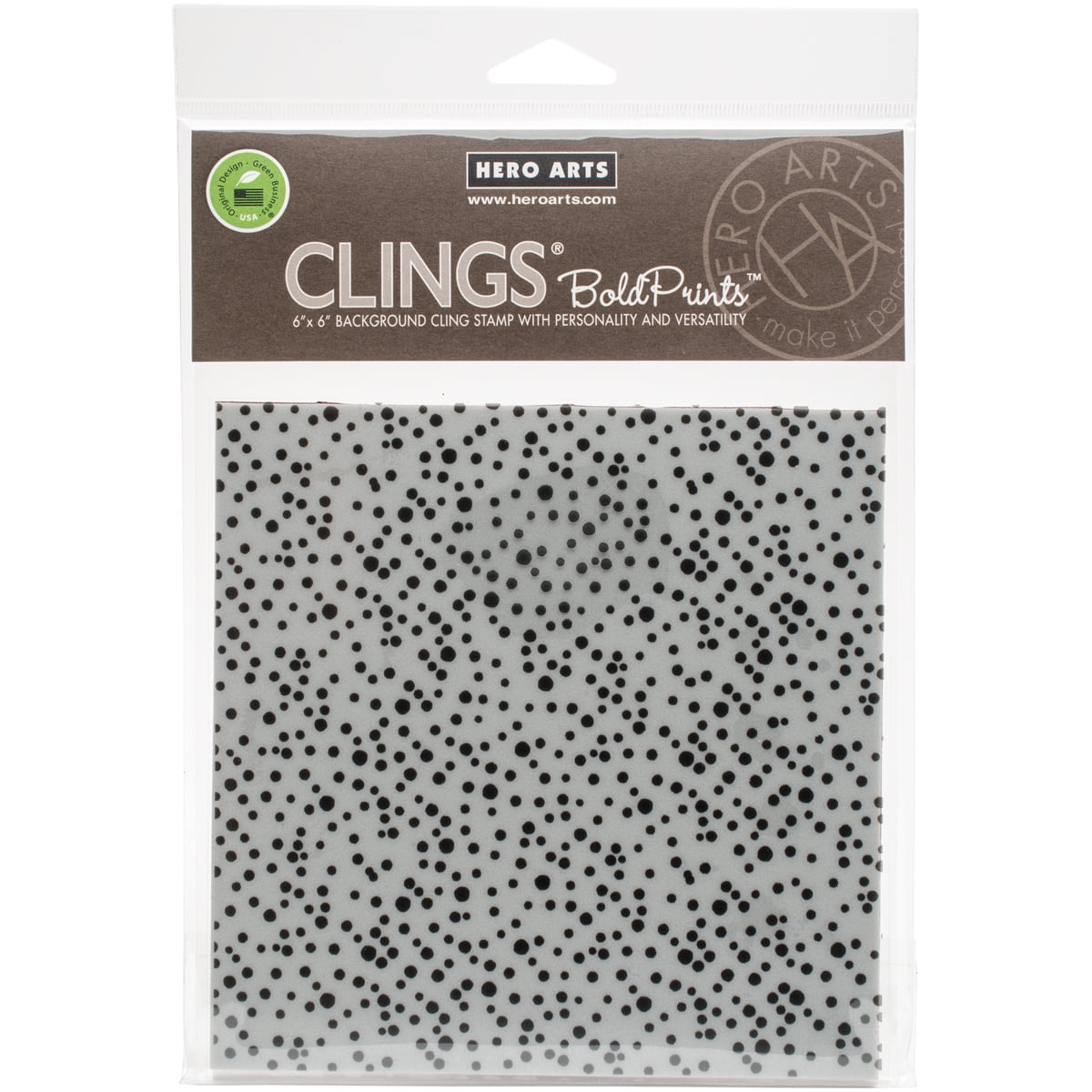 Hero Arts Cling Stamps 6"X6"-Confetti, Pk 1, Hero Arts - Walmart.com