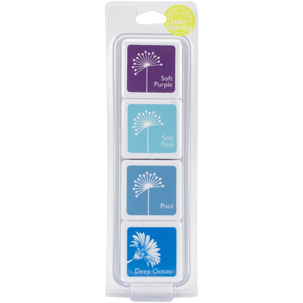 Hero Arts Dye Ink Cubes 4/Pkg-Mariana's Pool - Walmart.com