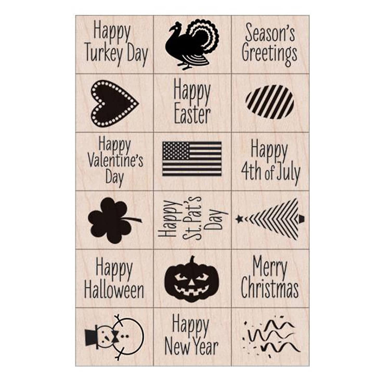 LL809 A Year of Holidays Ink 'n' Stamp Set - Walmart.com