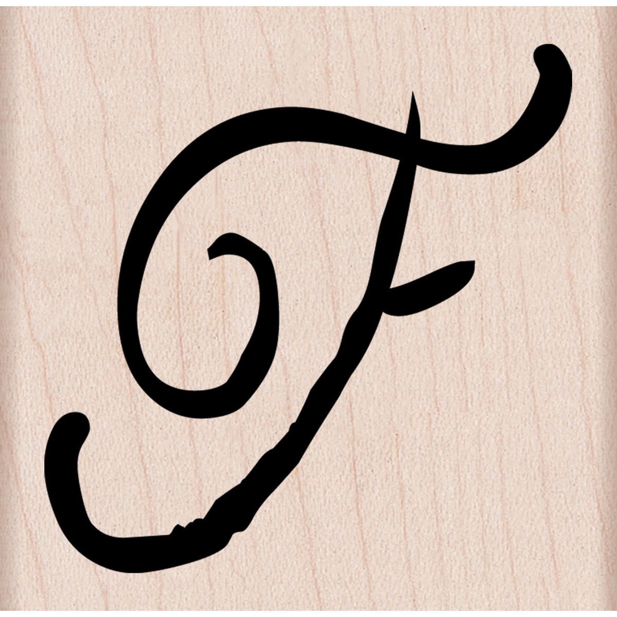 Hero Arts Mounted Rubber Stamp 2.5"X2.5"-Swash F, Pk 2, Hero Arts ...