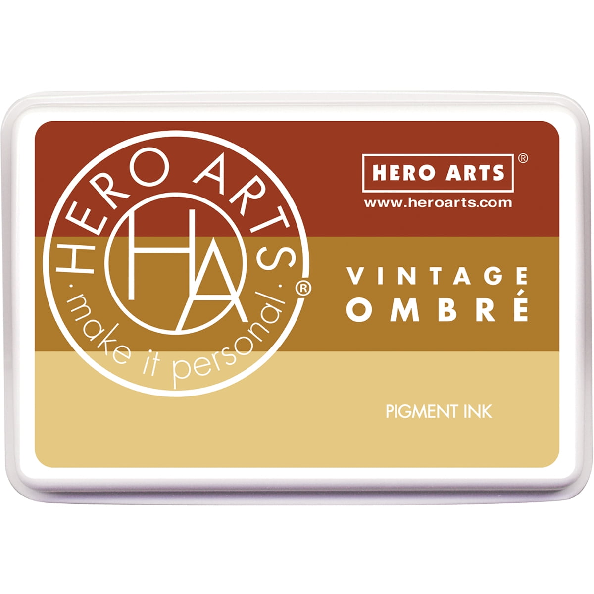Hero Arts Ombre Ink Pad-Vintage Metallic Rust - Walmart.com