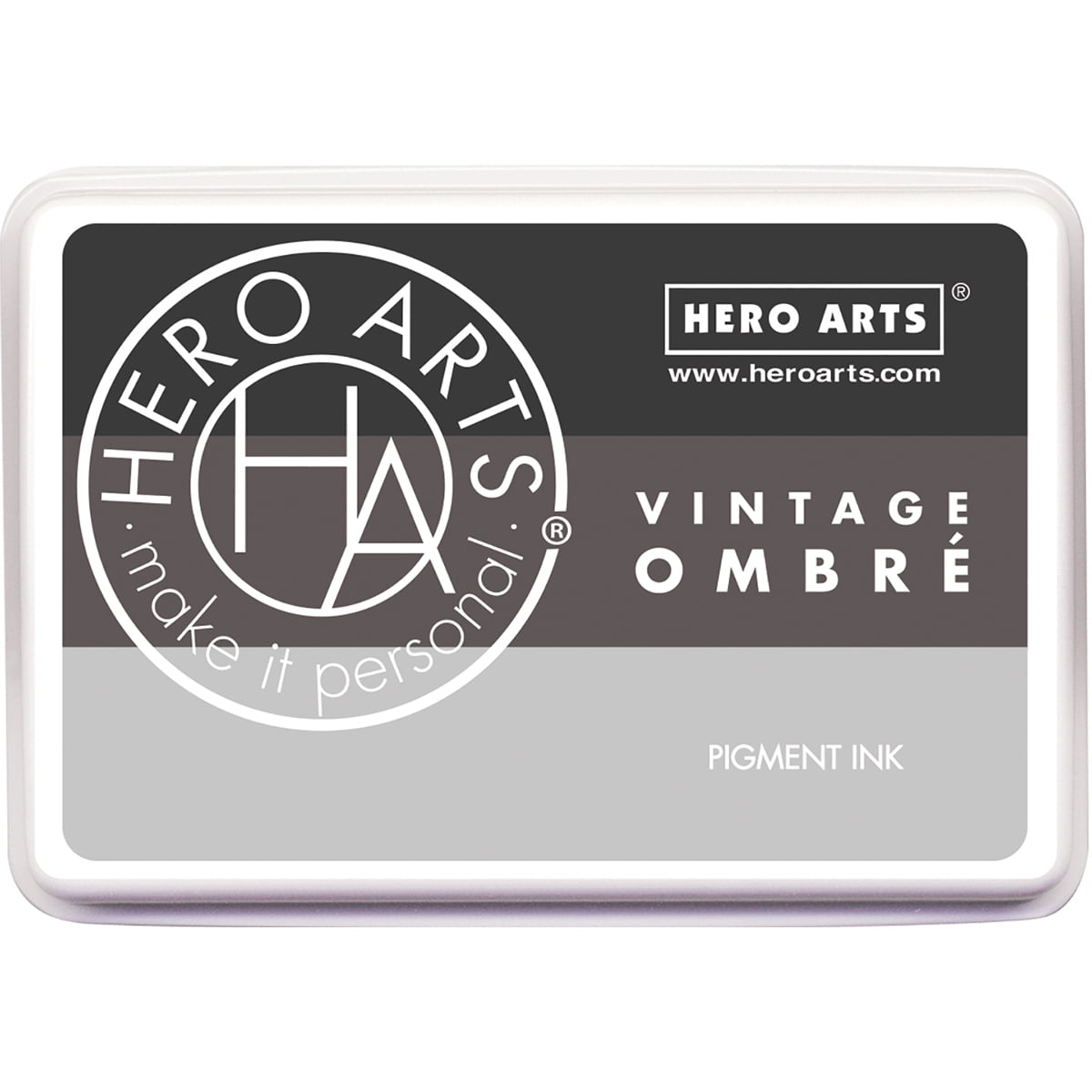 Hero Arts Ombre Ink Pad-Vintage Metallic Steel - Walmart.com
