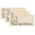 Hero Arts Please Sign & Return Pup Stamp 3/Bundle (HOAD453-3) - Walmart.com
