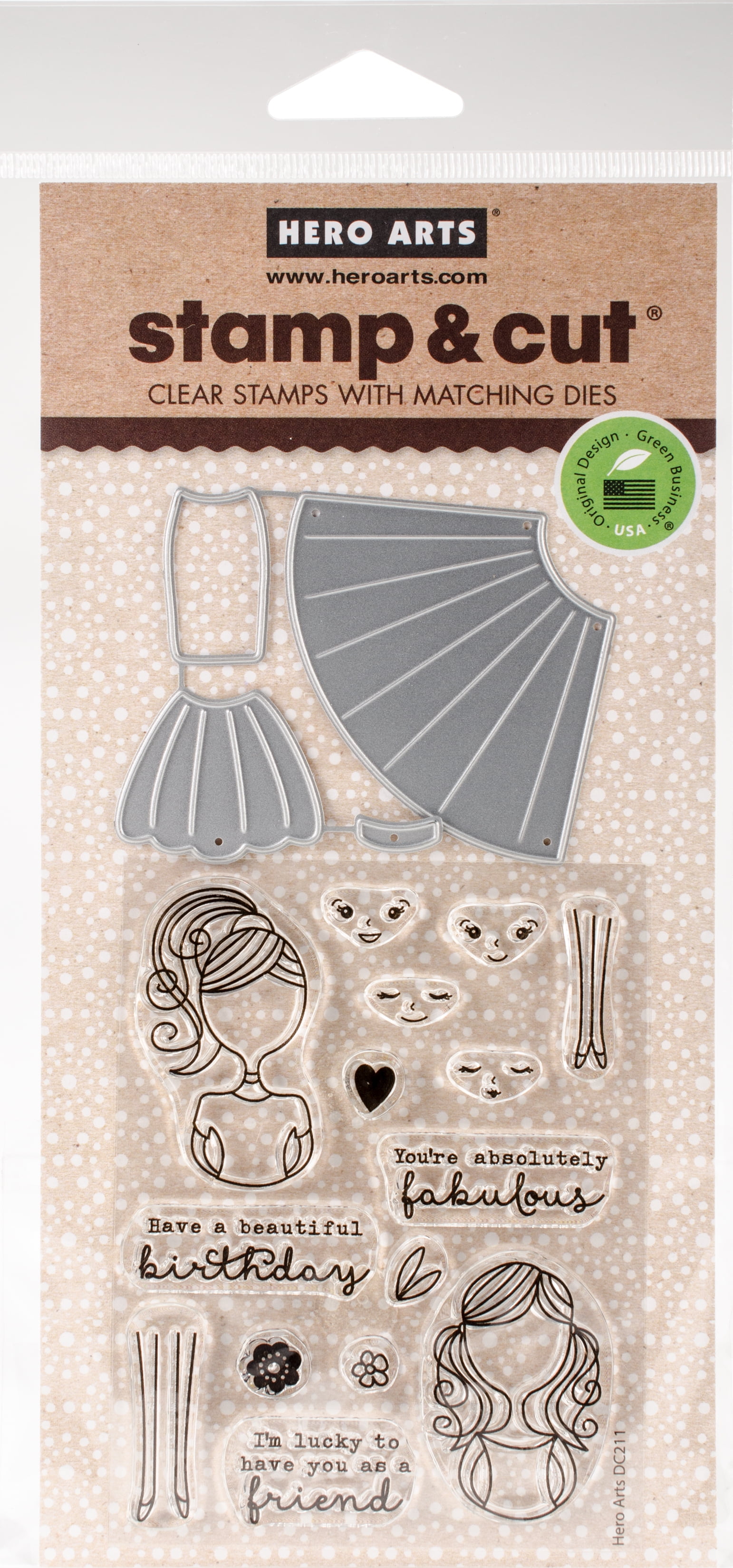 Hero Arts Stamp & Cut Dress Up - Walmart.com