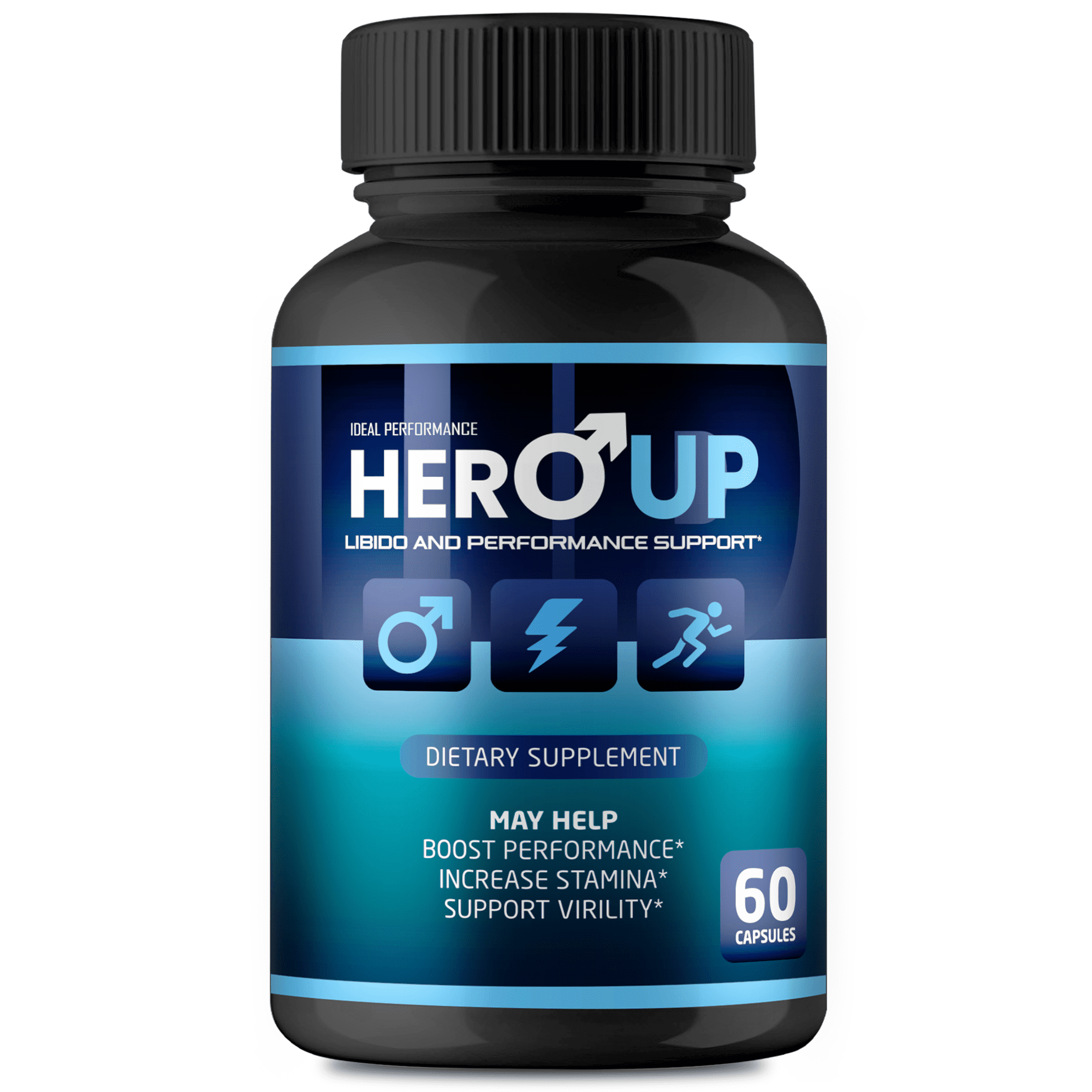 Ideal Performance Hero Up Capsules, Supplement for Men, Saw Palmetto ...