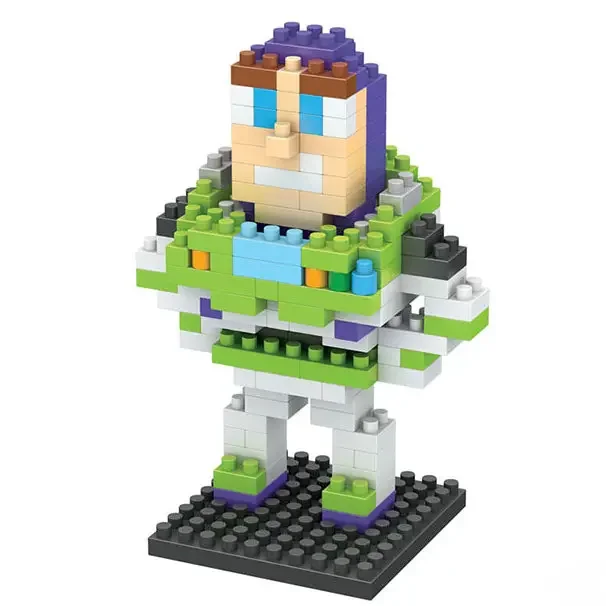 Hero Cartoon Micro Particle Building Blocks Children Assembly Toy Anime ...