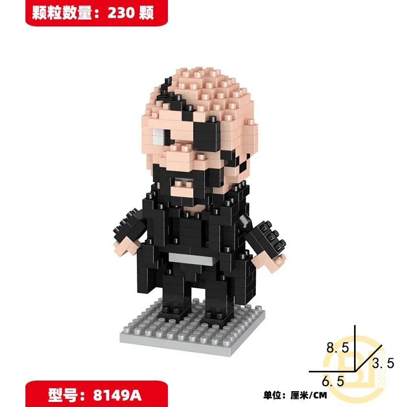 Hero Cartoon Micro Particle Building Blocks Children Assembly Toy Anime ...