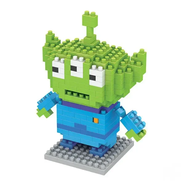 Hero Cartoon Micro Particle Building Blocks Children Assembly Toy Anime ...